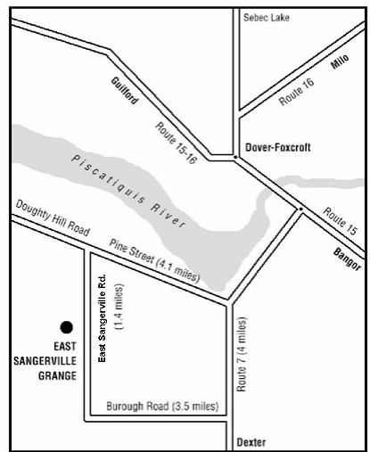 Getting Here – East Sangerville Grange